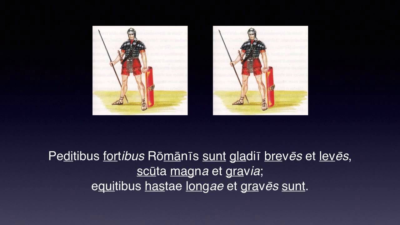 Cap. 12 – MILES ROMANUS – Lēctiō grammatica