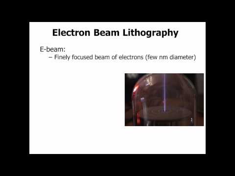 Nanotech Lecture #5: Photolithography