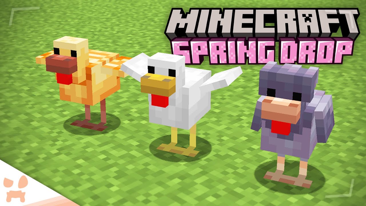 exploring the new chickens, eggs, and desert update! (minecraft snapshot 25w06a)