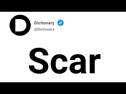 Scar Meaning In English
