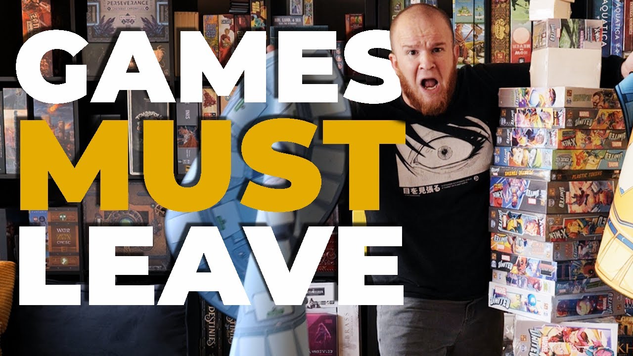 Removing games from my personal collection . . .