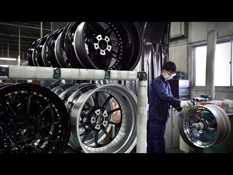 Process of making Wheel Rim. Japan's Wheel Rim factory where you can ...