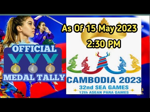 SEA GAMES MEDAL TALLY As Of 15 May 2023/Cambodia