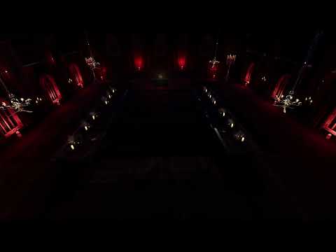 Dark Dinning Hall DnD animated Battle Map