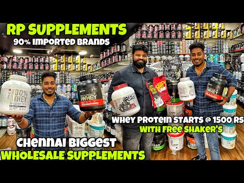 Wholesale Supplements Starts @ Jus 1500Rs | Orginal Whey Protein with Free Shakers - RP Supplements