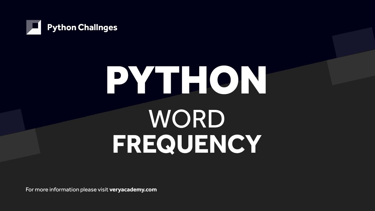Python Challenge | Word Frequency