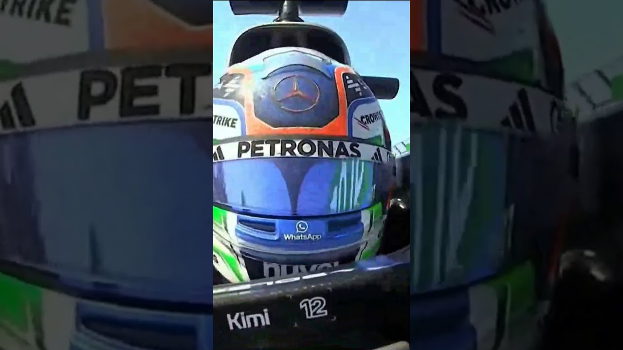 Kimi Antonelli Gets a Cringe Message from Toto Wolff After Canadian GP Podium 😅 #F1Shorts