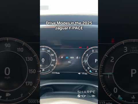 Drive modes in the 2025 Jaguar F-PACE #jaguarusa #fpace #jaguarfpace #drivemode