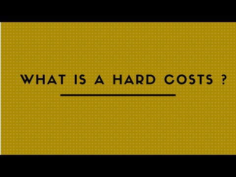 WHAT ARE HARD COSTS ?