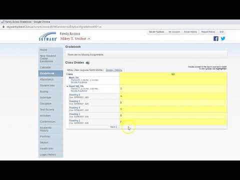 Skyward Gradebook