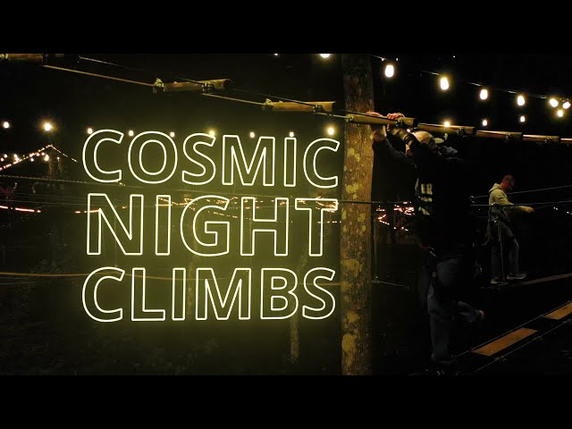 Cosmic Night Climbs | TreeHoppers Aerial Adventure Park & Zip Lining ...