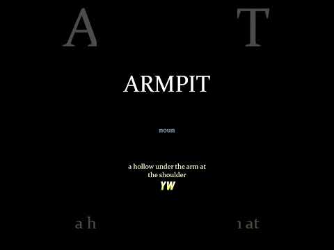 Armpit #How to pronounce and meaning of the word #learnenglish #vocab #vocabulary #english learn