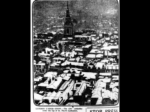 Snowy mid March of 1928 in the UK: A pictorial history