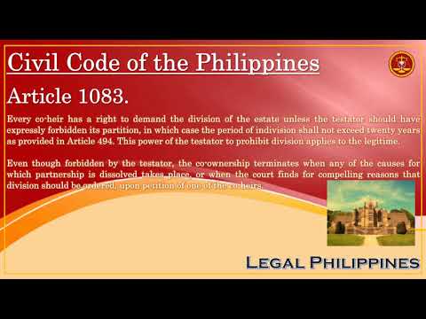 Civil Code of the Philippines, Article 1083