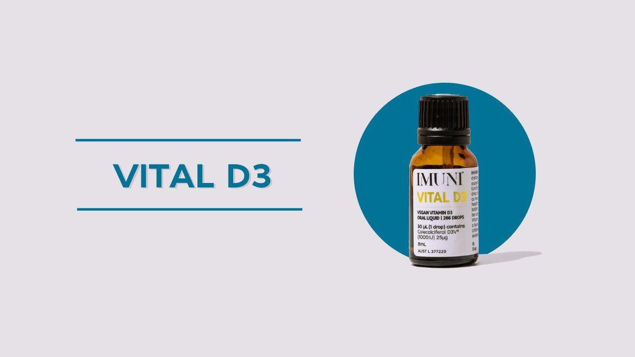 IMUNI Vital D3 - Vegan Vitamin D3 Oral Drops