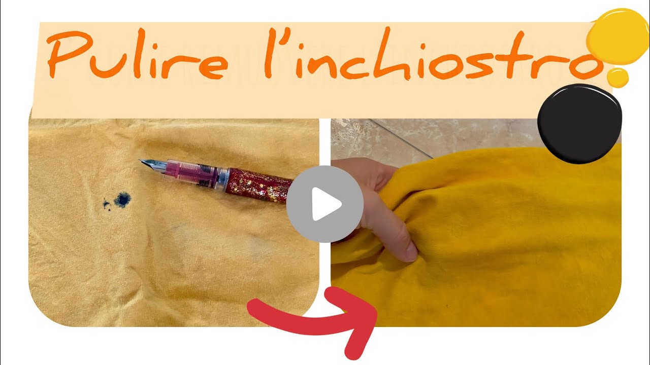 How to remove ink stains from fabrics