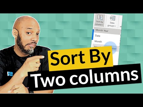 Sort by more than one column in Power BI
