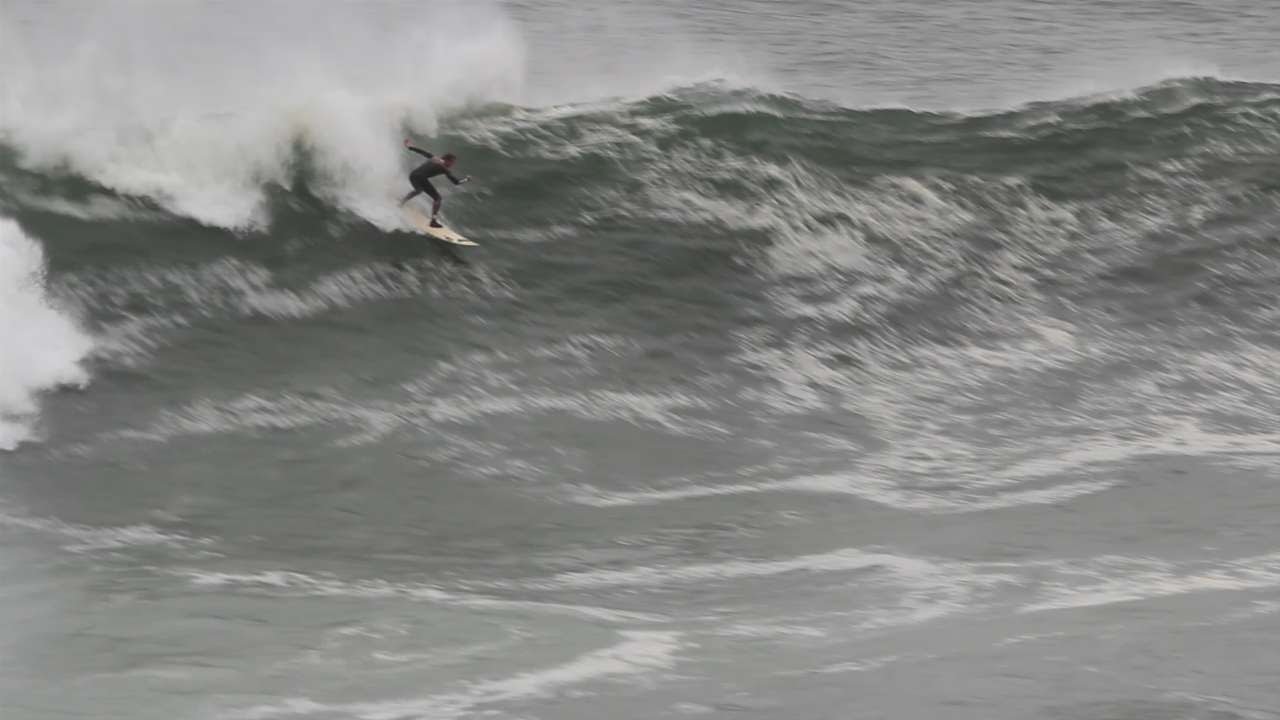 Surfing Big Montara