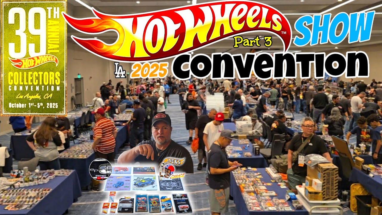 Hot Wheels Convention 2025 LA, CA Part 3 | Sunday Largest Diecast Toy Show, Rare Finds & Rips!