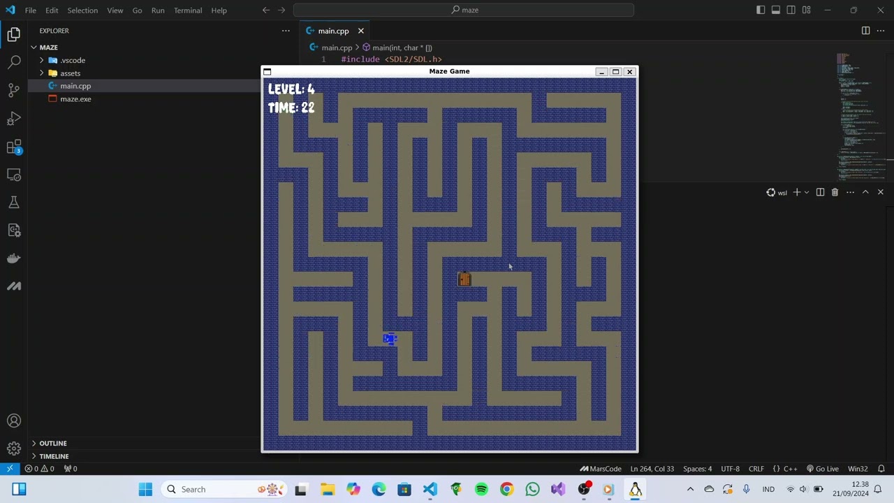 GitHub - Zreechxnn/maze-game: i make a maze game using c++