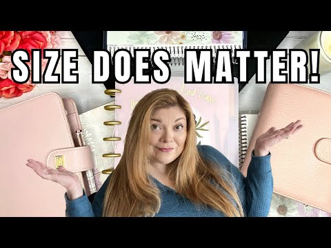 Choosing The Right Size Planner | My Planner Journey