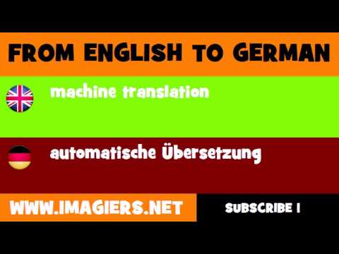 DEUTSCH ENGLISCH = automatische Übersetzung