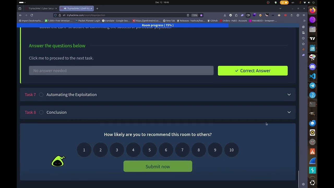 LDAP Injection TryHackMe WalkThrough