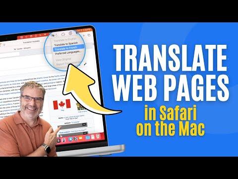 Can Your Mac Translate Web Pages? YES! Learn How Now with Safari!