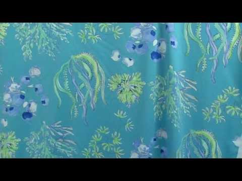 Video of P/Kaufmann Ocean Teal Fabric #104115