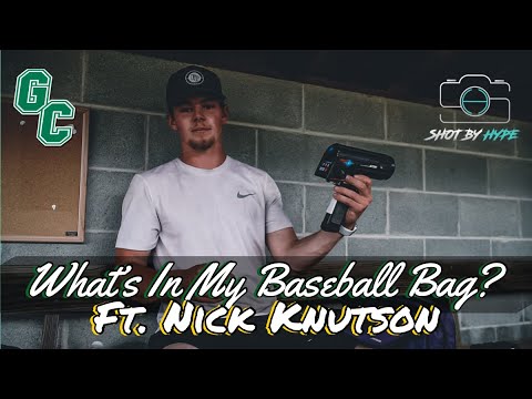 What's In My Baseball Bag? Ft Nick Knutson (D3 Pitcher At Greensboro College)