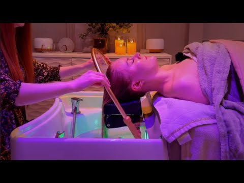 A Full Head Spa Treatment with Aromatherapy and Light Massage. (Tutorial)