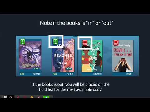 Putting books on Hold in Destiny Discover
