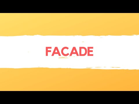 English vocabulary - Facade meaning