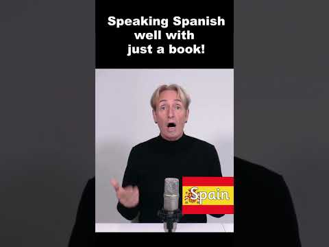 IMPROVE YOUR SPOKEN SPANISH WITH A BOOK! #learnspanish #nativespanish #speedpanish #shorts