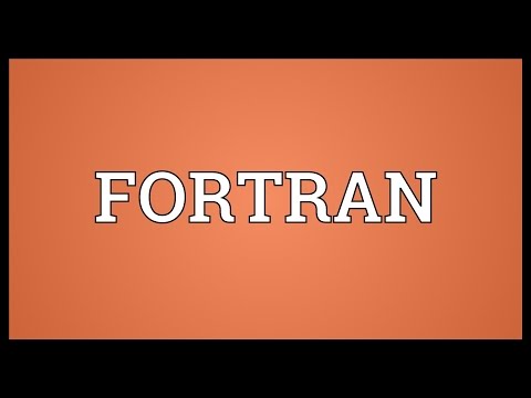 FORTRAN Meaning