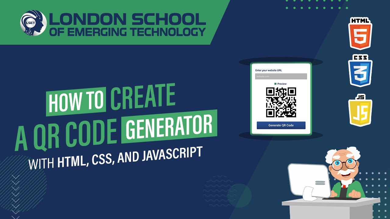 How to Create a QR Code Generator with HTML, CSS, and JavaScript | #basicproject #qrcode