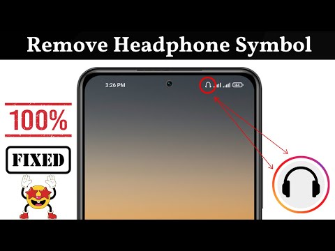 How to Remove Headphone Symbol on Android Phone | Remove Headphone Icon | Headphone Mode