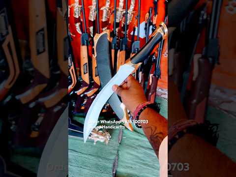Gorkha kukri ⚡️ Napali knife 🔪 Online Bye , Indian Sword Market #shortsfeed