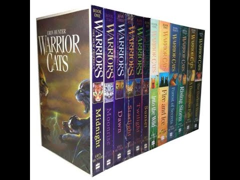 Warrior Cats Series 1 And 2 - The Prophecies Begin And The New Prophecy By Erin Hunter 12 Books Set