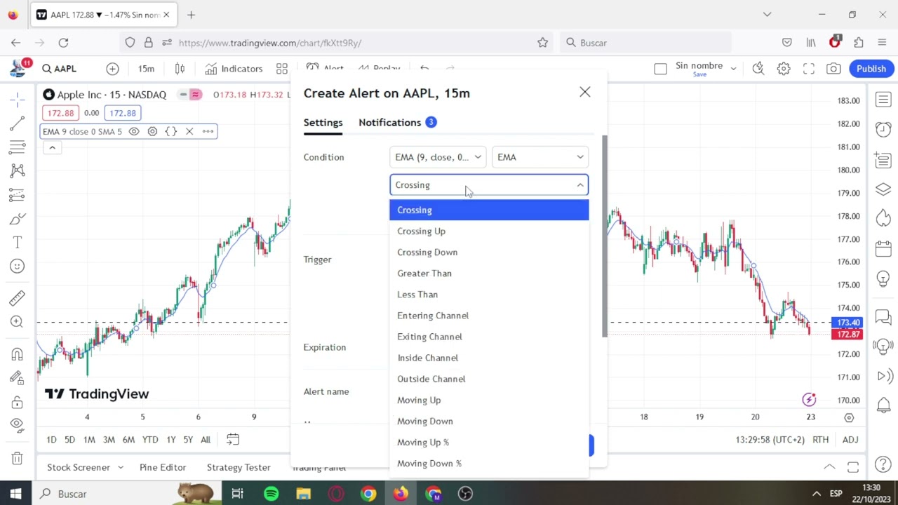 Put EMA crossover alert tradingview [SOLVED] 👌