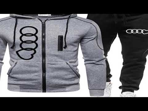 Casual Men's Tracksuit Jogging Hoodie Daily Men Set New Outdoors Two Piece Set of Sports Zipper Jack