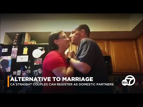 Eyewitness This: New law expands domestic partnerships in CA to include heterosexual couples | ABC7