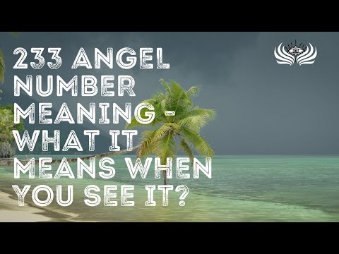 233 Angel Number Meaning 🌕 What It Means When You See It?