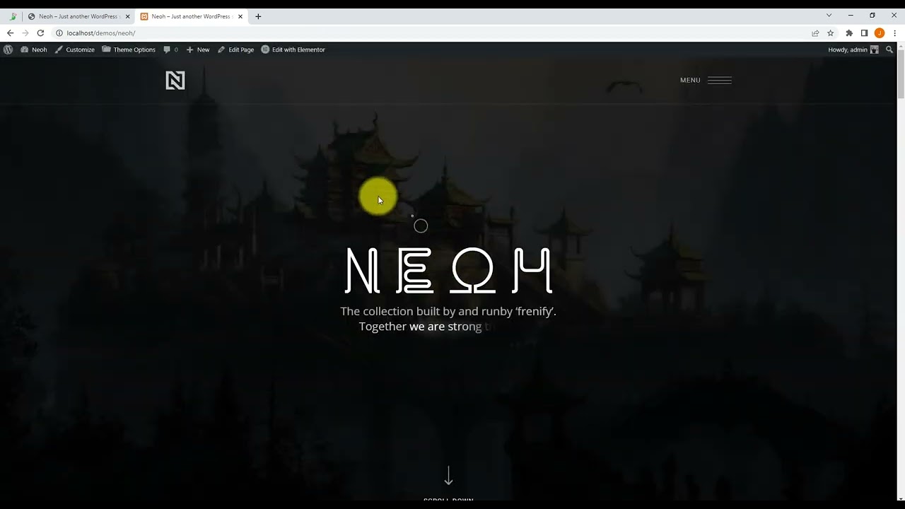 Neoh  - NFT Portfolio WordPress theme