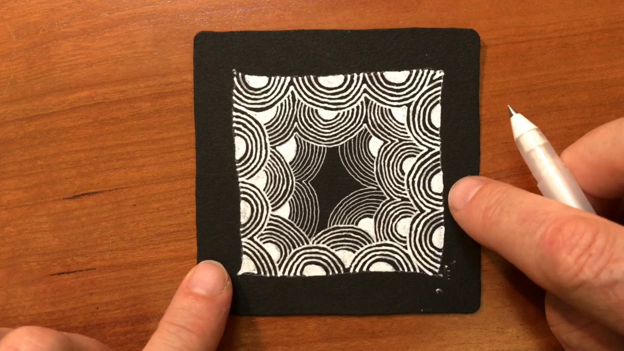 Zentangle® Project Pack #01 - Crescent Moon