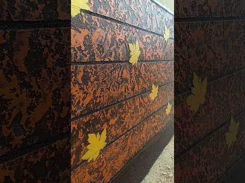 New wall texture design | putty texture design #shorts #youtubeshorts