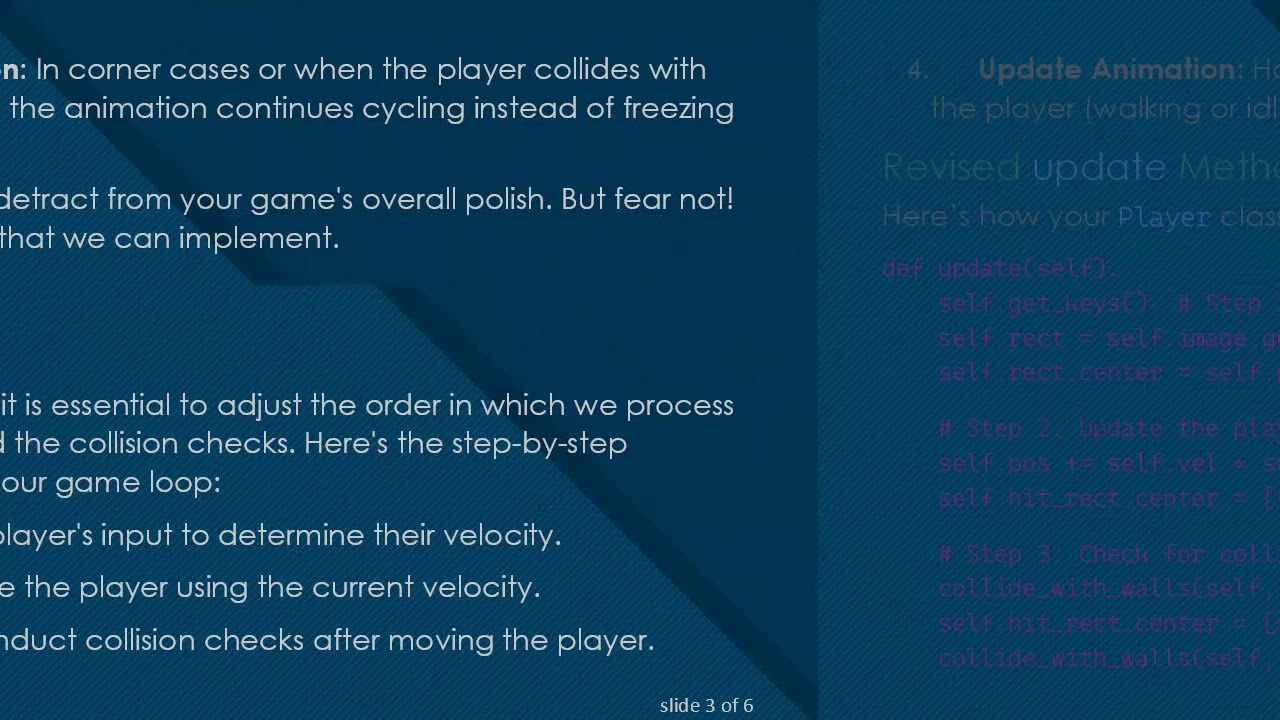 Fixing Player Sprite Animation Issues in Pygame
