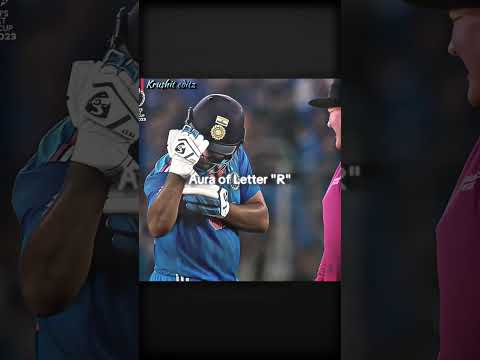 Aura of Letter "R" #shorts #cricket #ipl #iplhighlights #rohitsharma #viratkohli