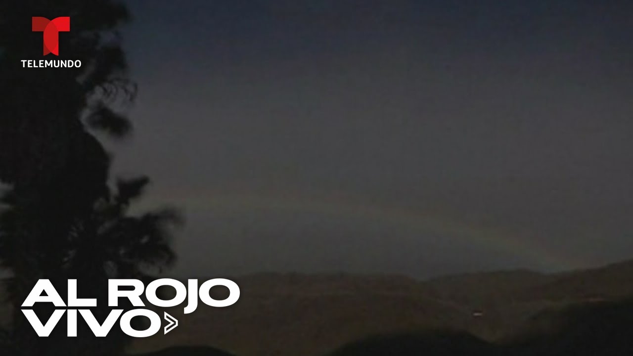 Aparece un arcoiris lunar en el cielo de California