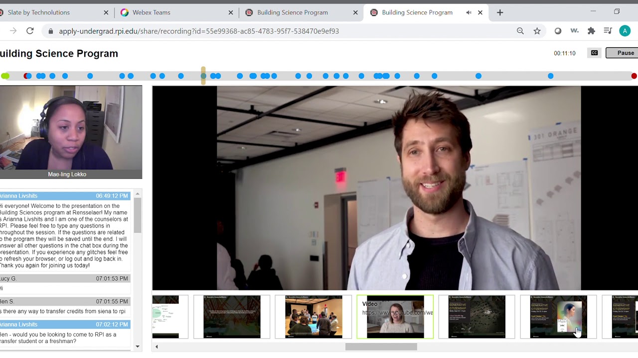 Building Sciences Overview Webinar